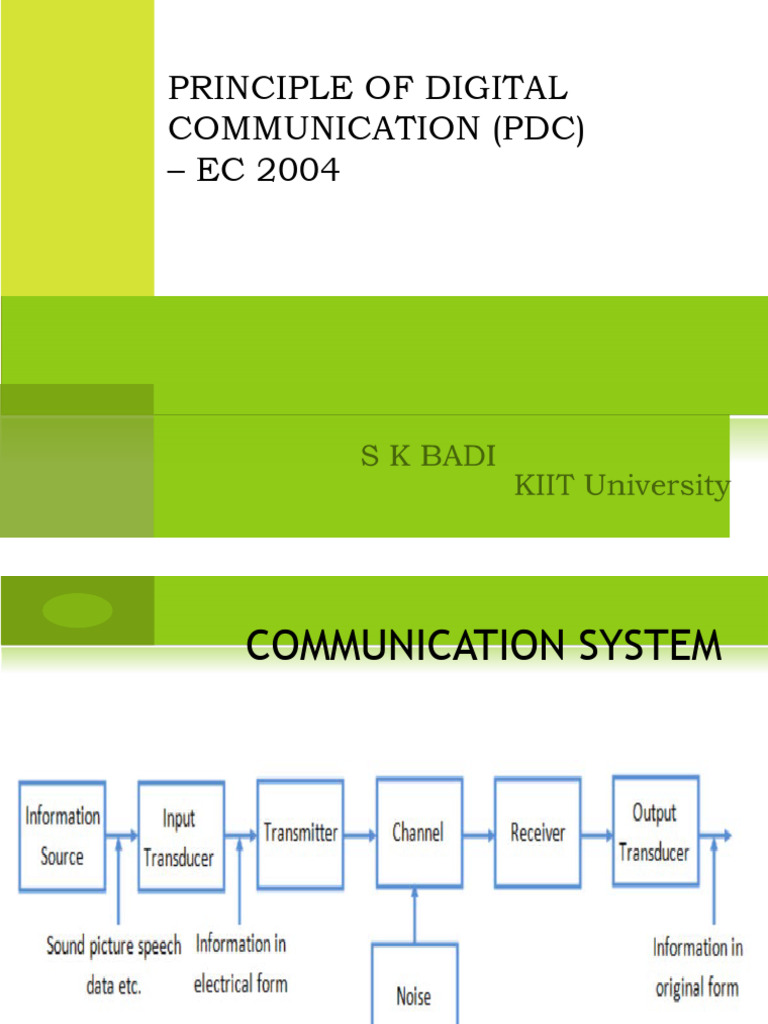Chapter 1 (Signal) | PDF | Information | Waves