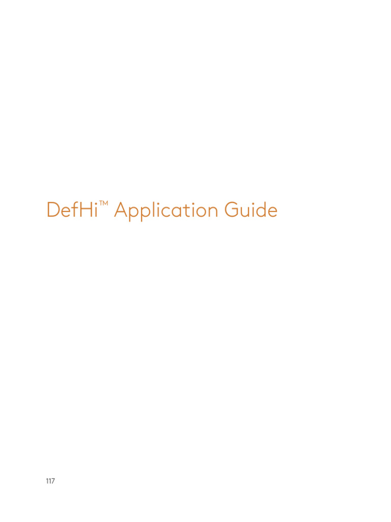 5 DefHi Application Guide | PDF | Amplitude | Calibration