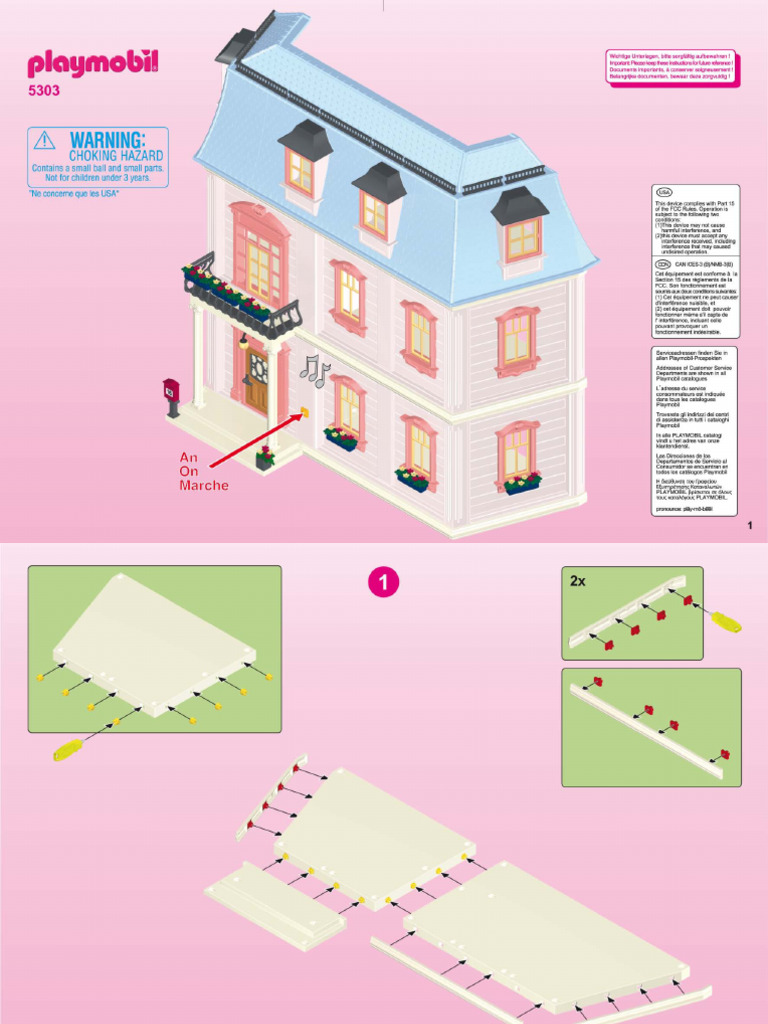 Playmobil Set 5303 Modern House Deluxe Dollhouse PDF