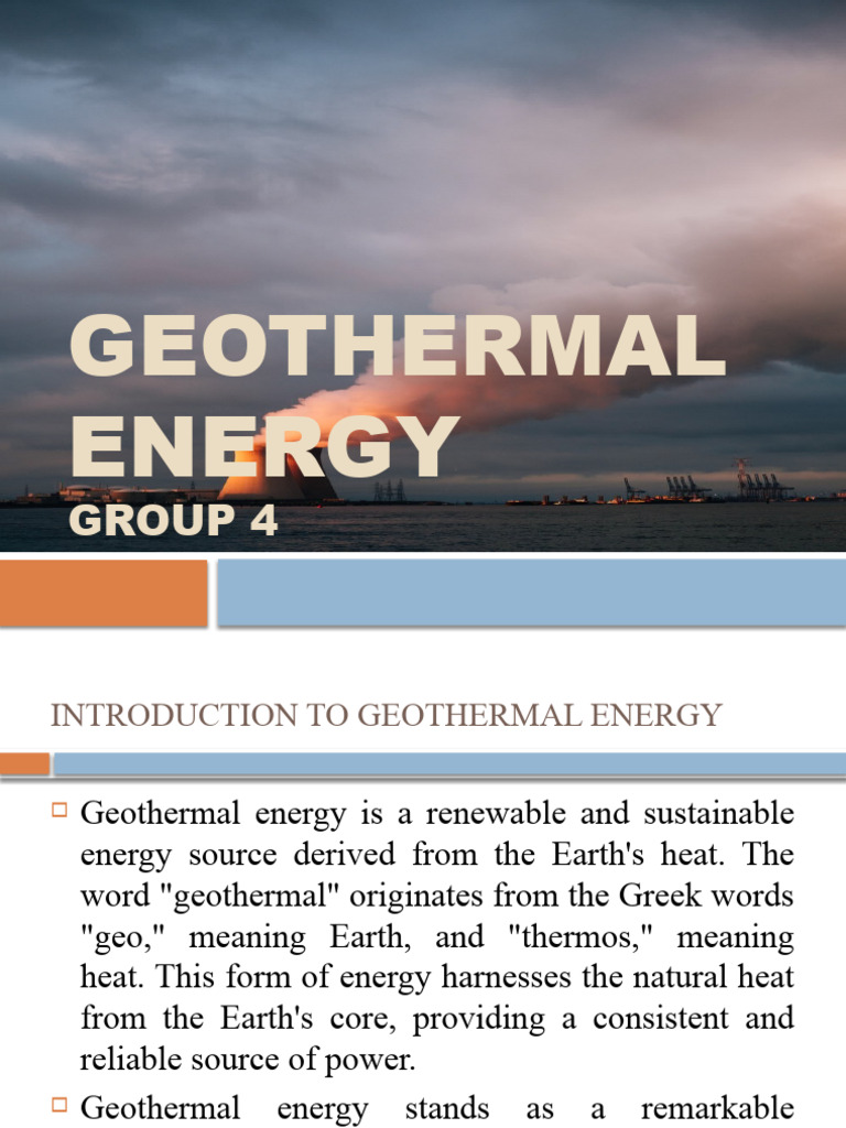Introduction to Geothermal Energy | PDF | Geothermal Energy | Power Station