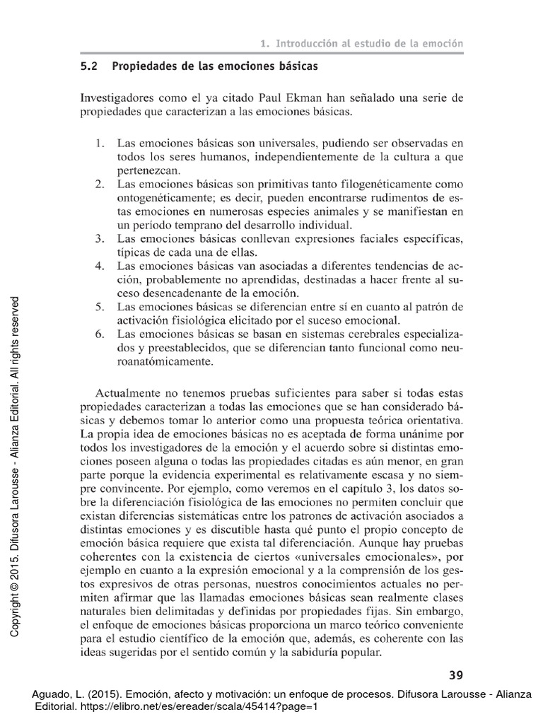 Emocion Afecto y Emotividad | PDF