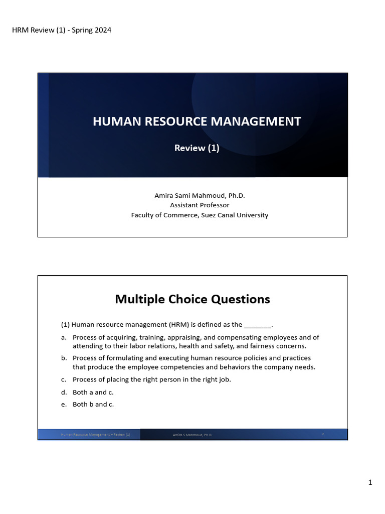 Review | PDF | Human Resource Management | Swot Analysis