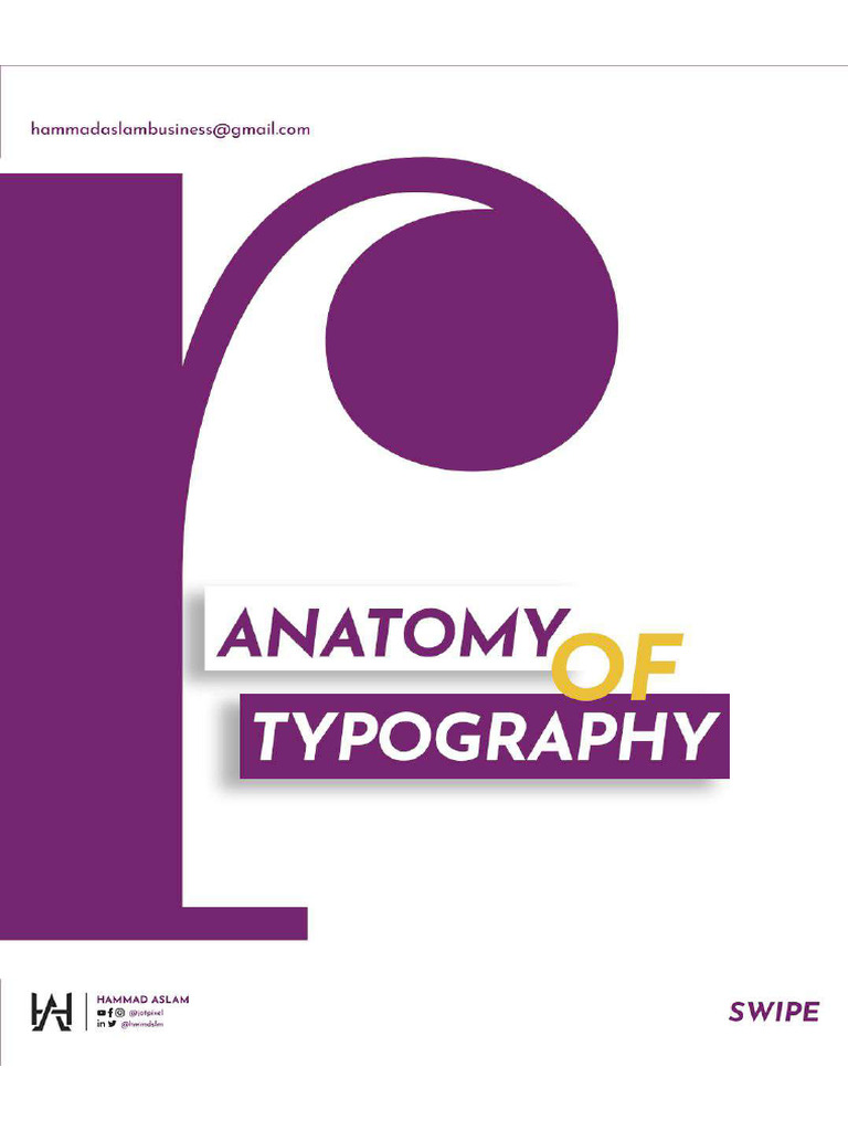 Anatomy of Typography | PDF