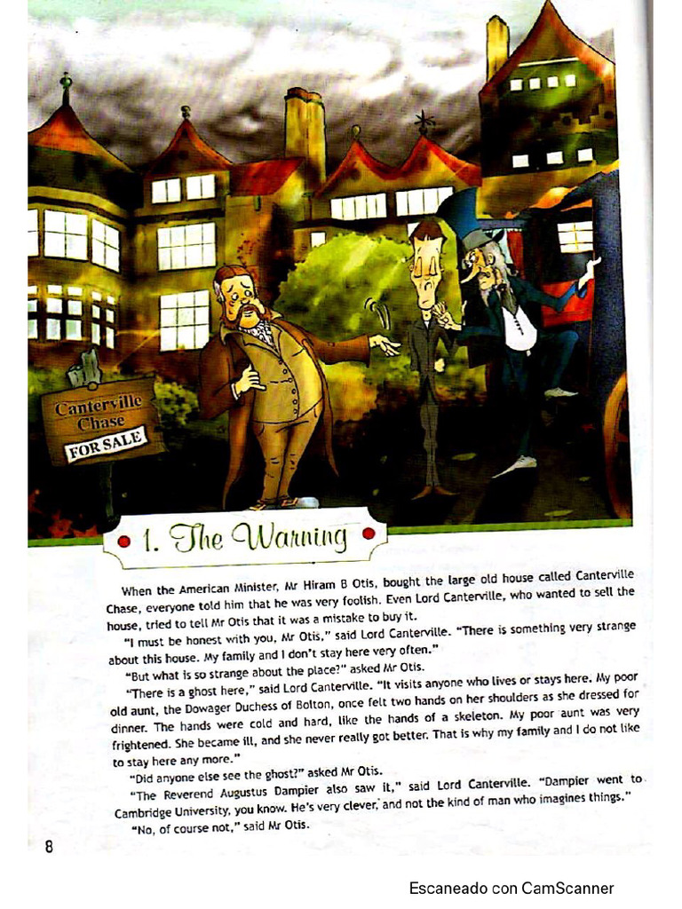 The Canterville Ghost - Chapter 1 - The Warning | PDF