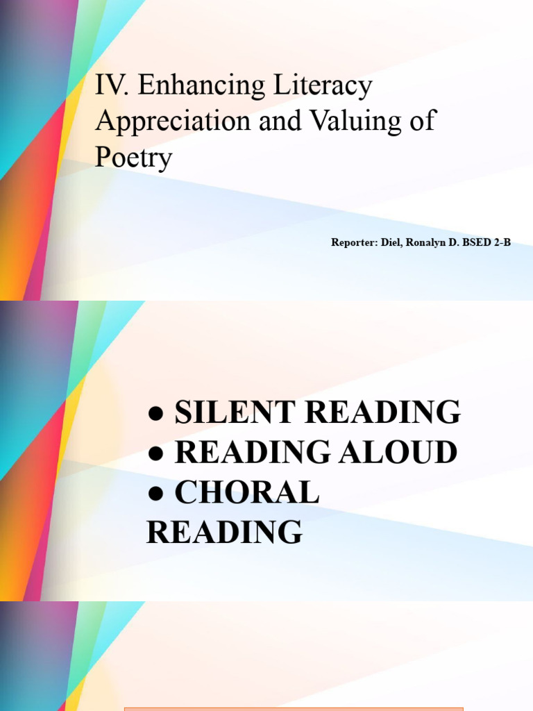 Enhancing Literacy Through Reading Techniques | PDF | Vocabulary ...