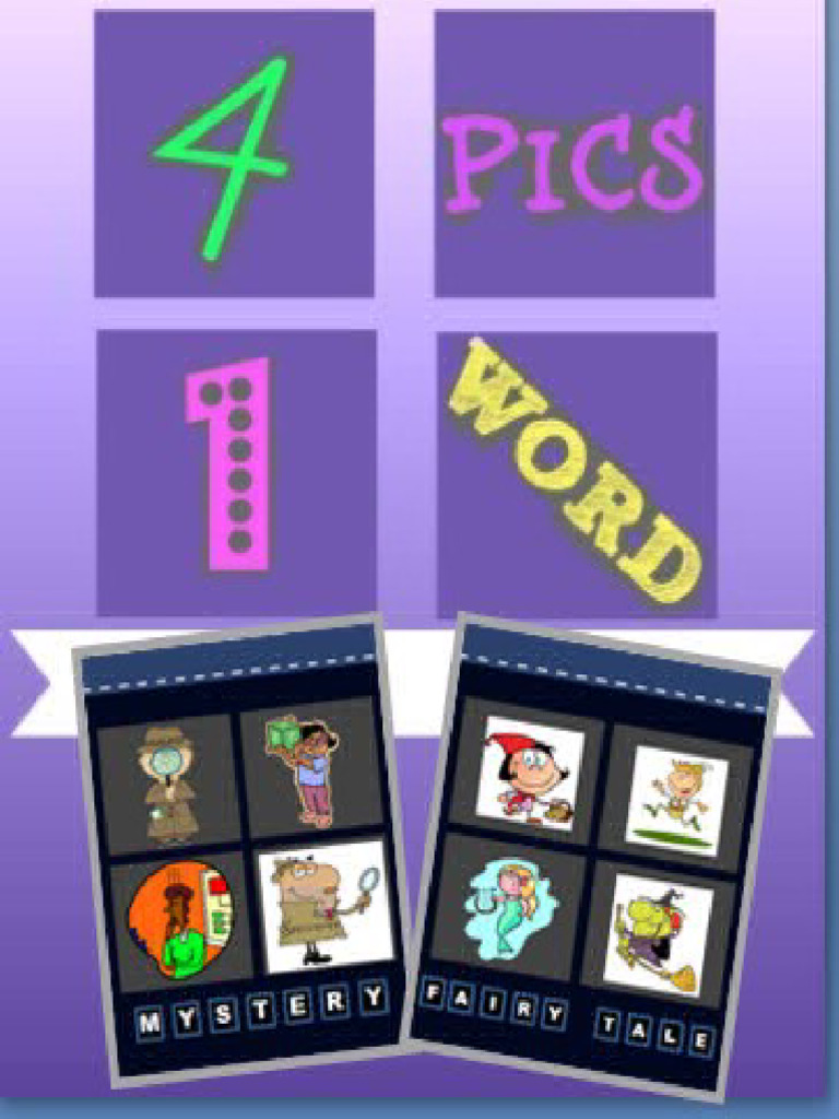 4 PICS 1 Word Game | PDF