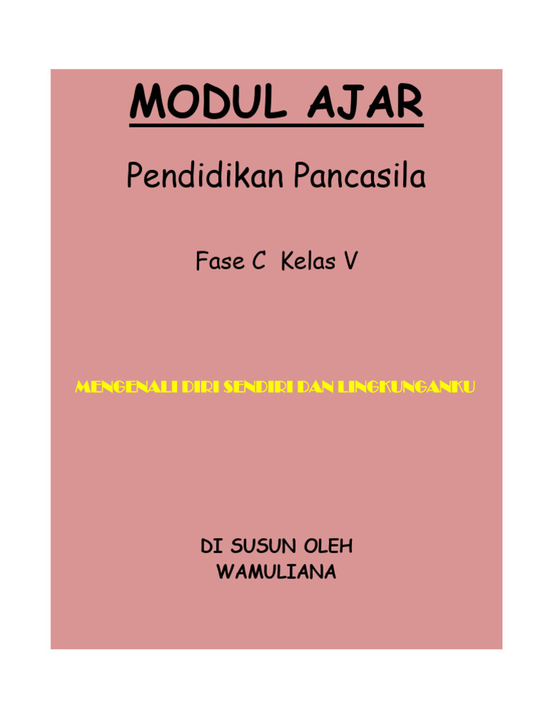 Modul Ajar | PDF