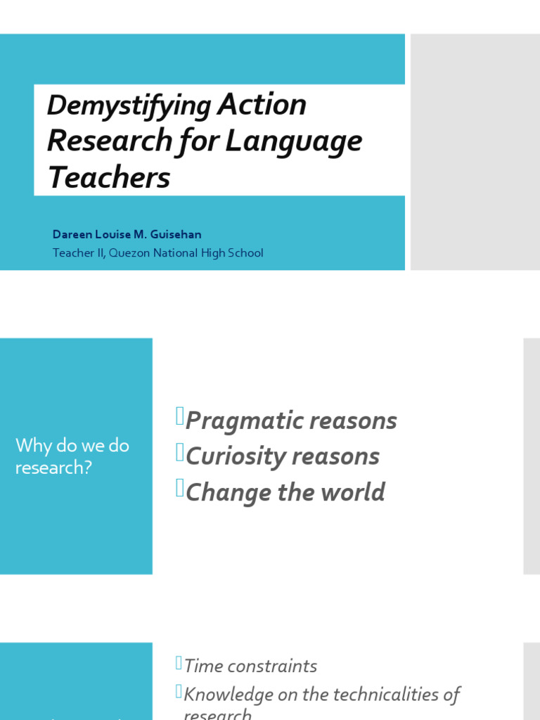 Demystifying Action Research For LTs | PDF