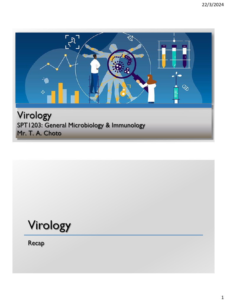 Virology | PDF | Virus | Bacteriophage