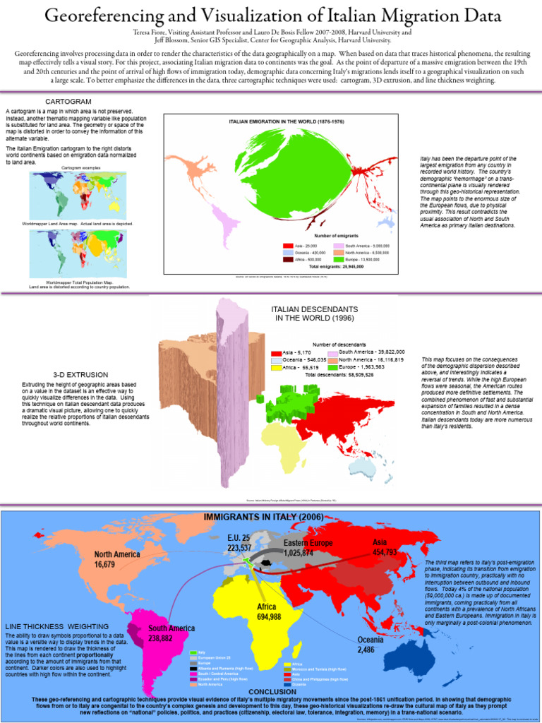 Italian Migration | PDF | Map