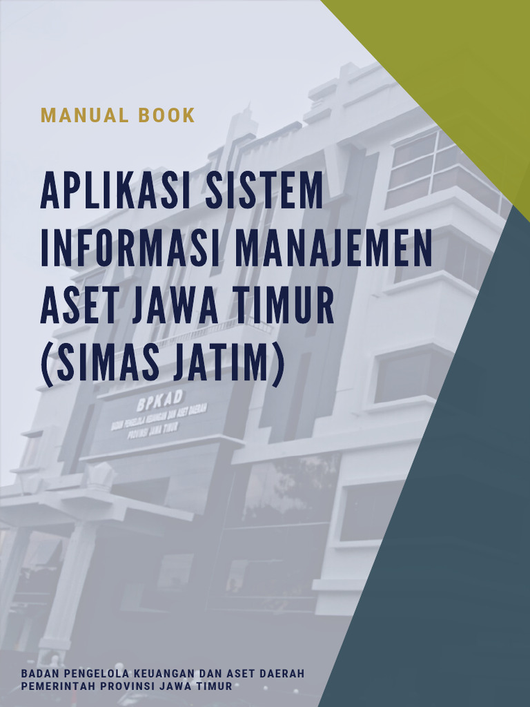 Manual Book Aplikasi Simas Jatim | PDF
