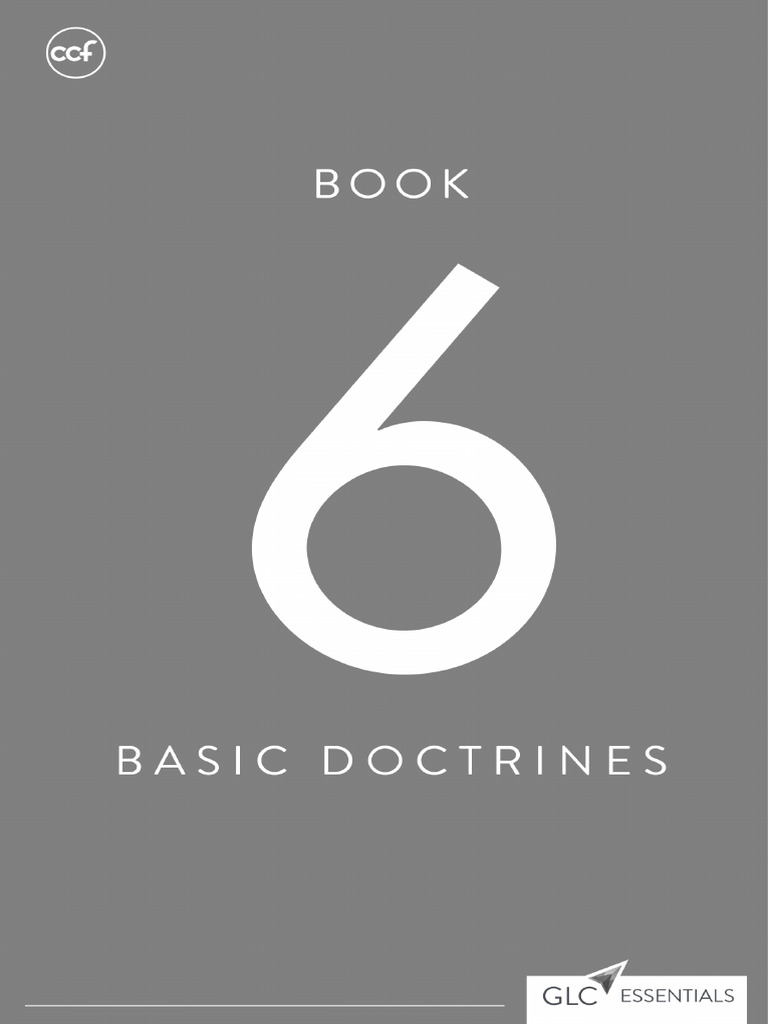 Book 6 GLC Basic Doctrines | PDF | Jesus | God
