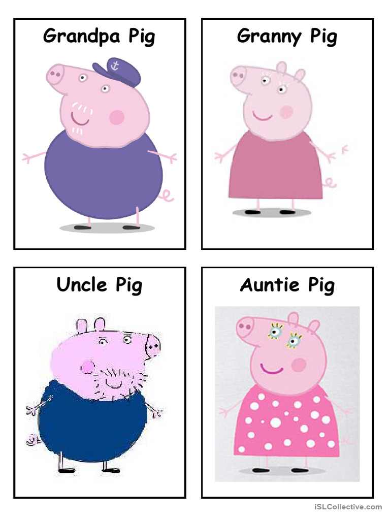 Peppa Pig - Characters (Set 2) | PDF