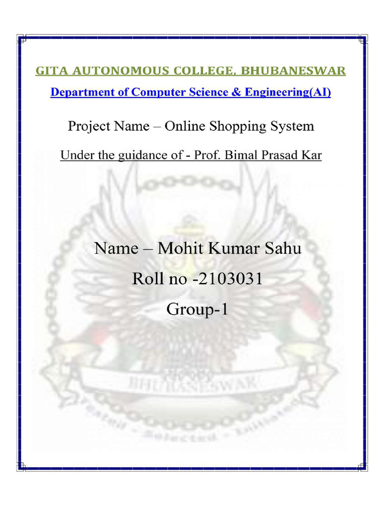 Mohit Front Page | PDF