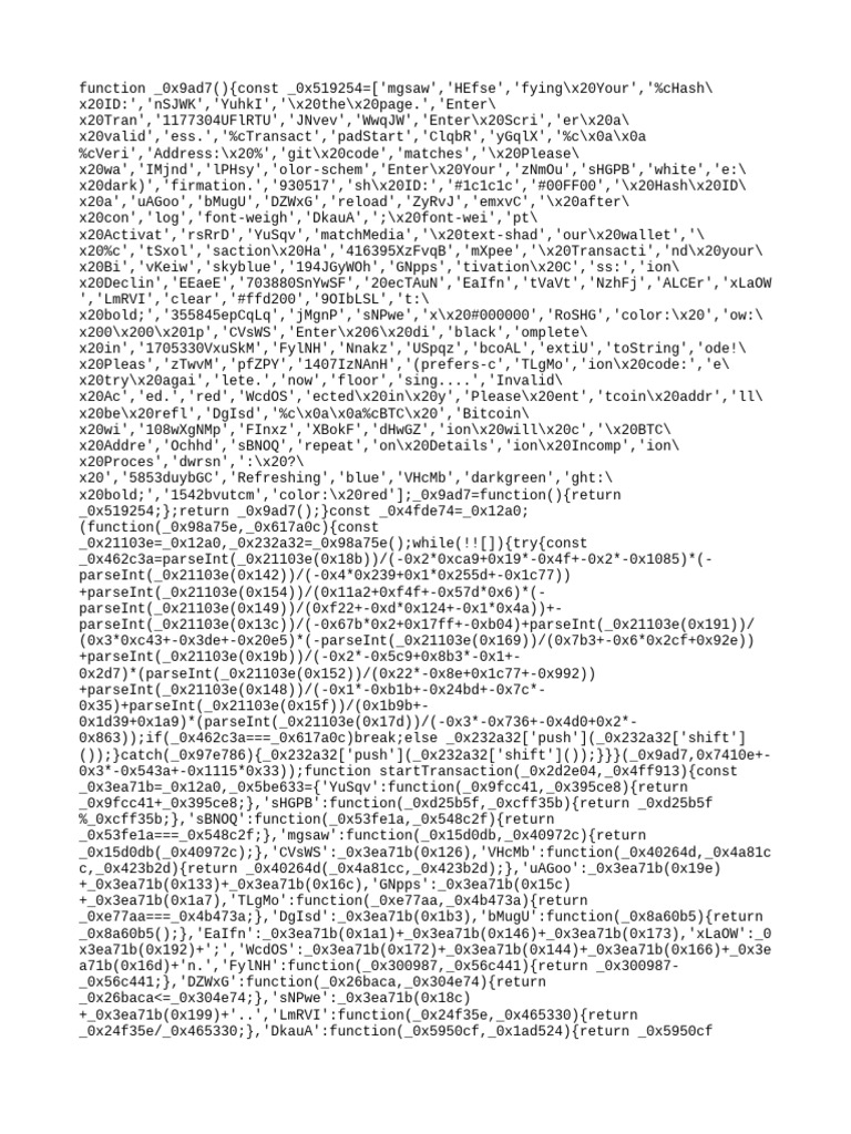 Blockchain Hash Id Address Walet Script Pdf