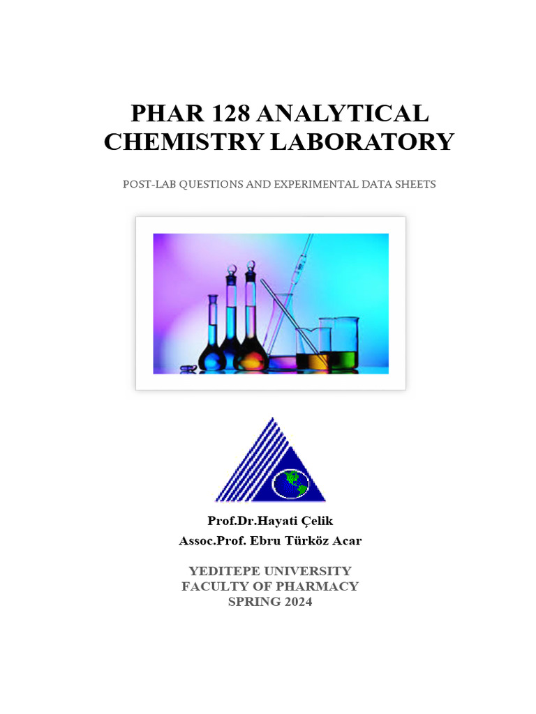 PHAR 128 Analytical Chemistry Lab Guide | PDF