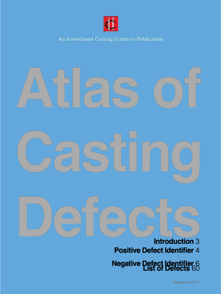 Atlas of Casting Defects Overview | PDF | Soft Matter | Liquids