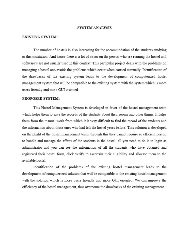 System Analysis | PDF | Usability | Computing