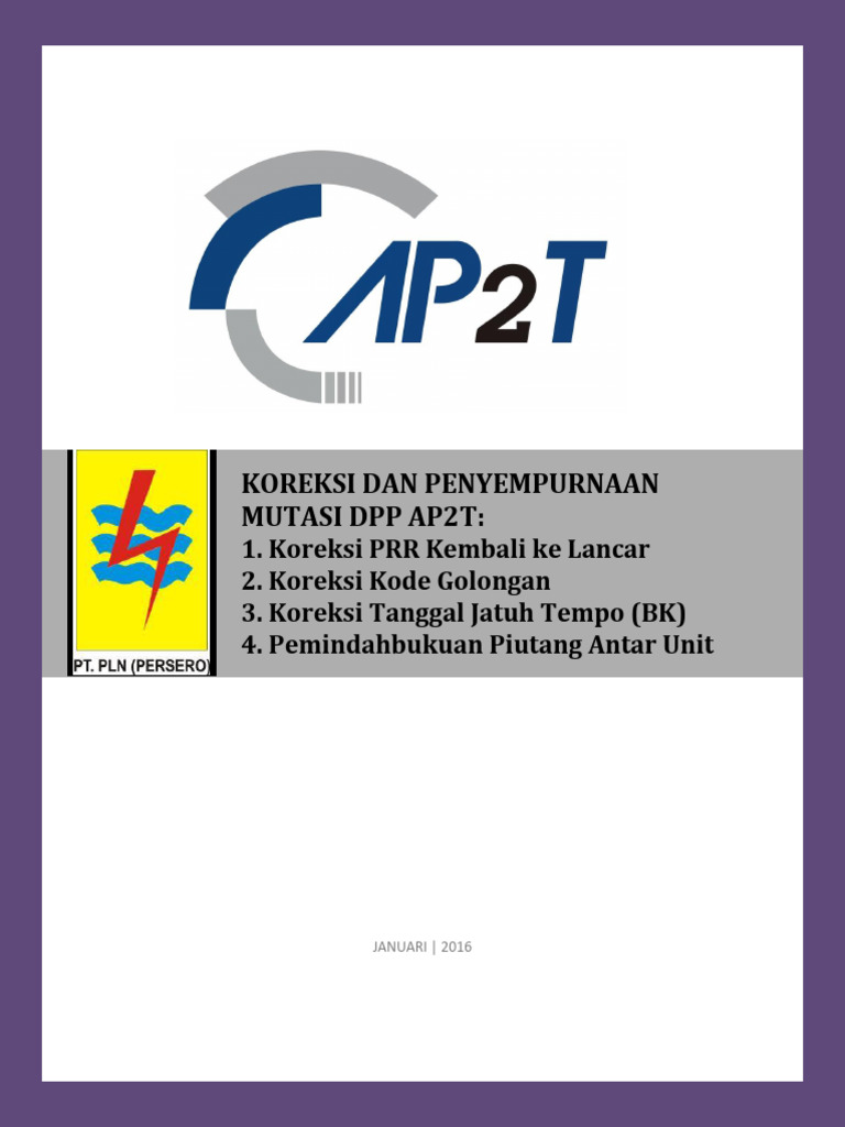 SOP Mutasi Koreksi DPP 1 | PDF
