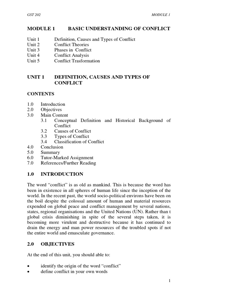 GST202 Module1 | PDF
