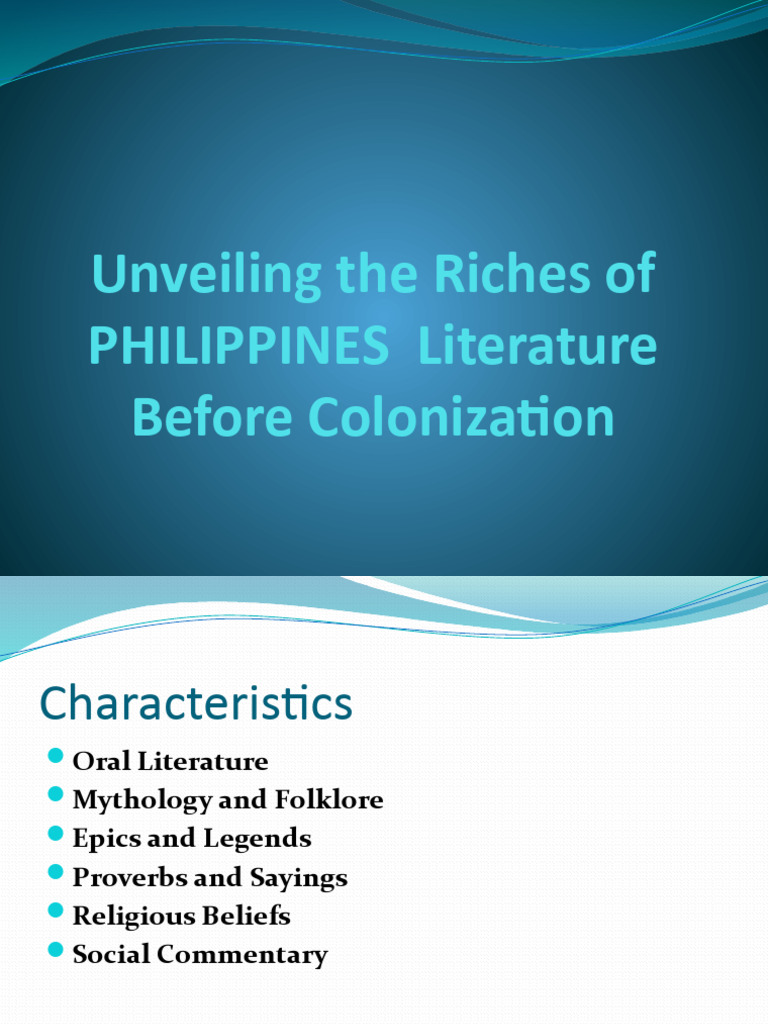Pre Colonial | PDF | Narrative | Philippines
