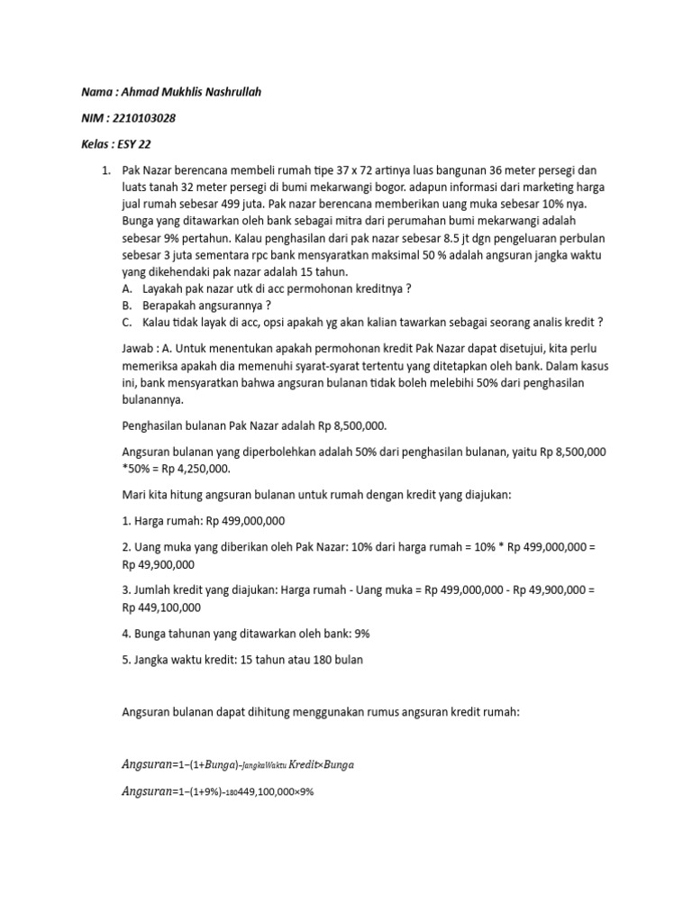 Quiz Finman (Mukhlis) | PDF