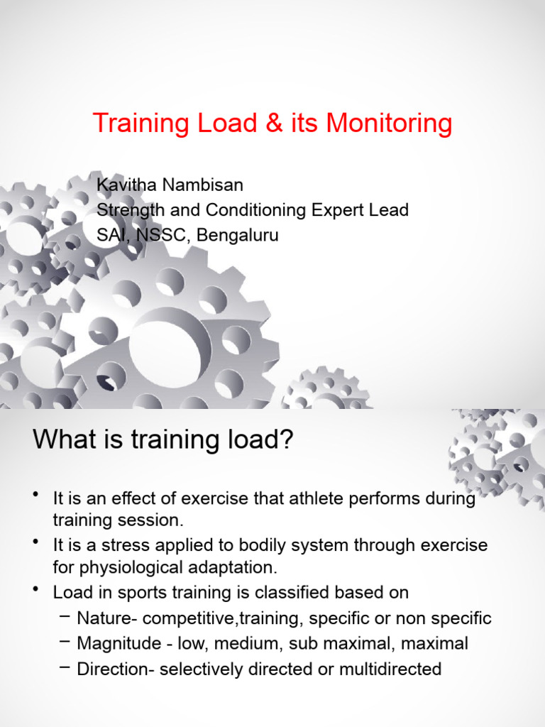 Training Load & Its Monitoring | PDF | Strength Training