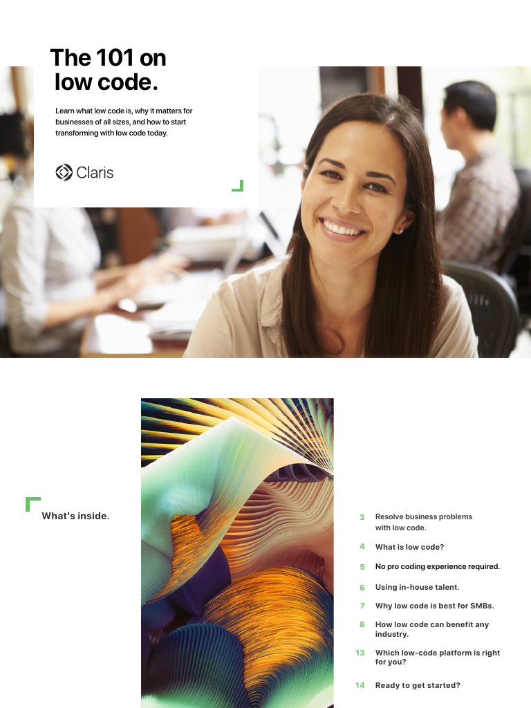 101 On Low Code Ebook | PDF | Mobile App | Cloud Computing