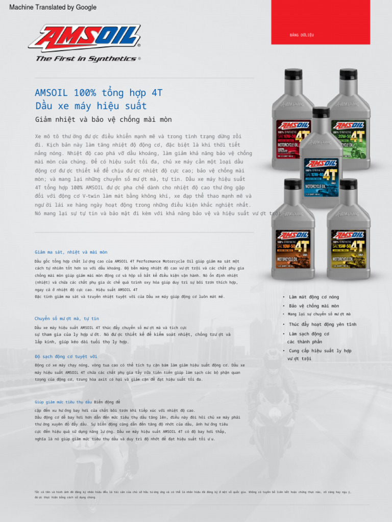 Amsoil 4T (Vi) | PDF