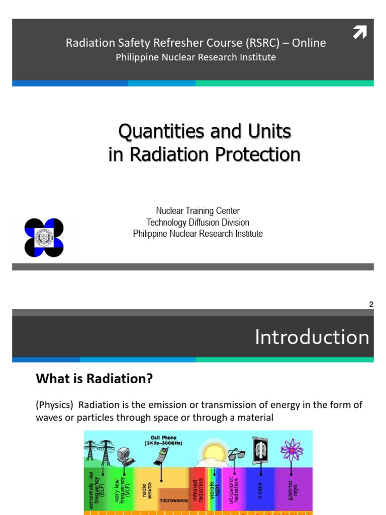 Radiation Protection Quantities & Units | PDF | Absorbed Dose ...