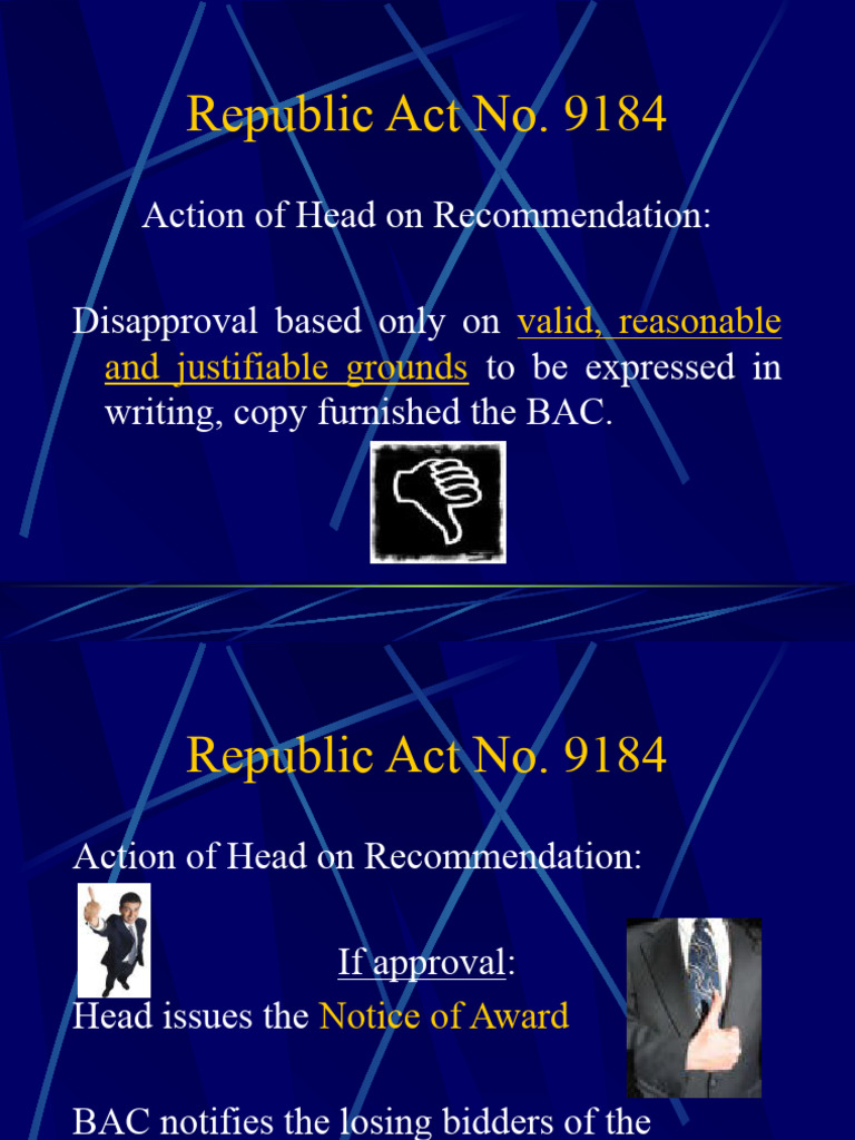 Overview of Republic Act No. 9184 Procedures | PDF | Procurement | Justice