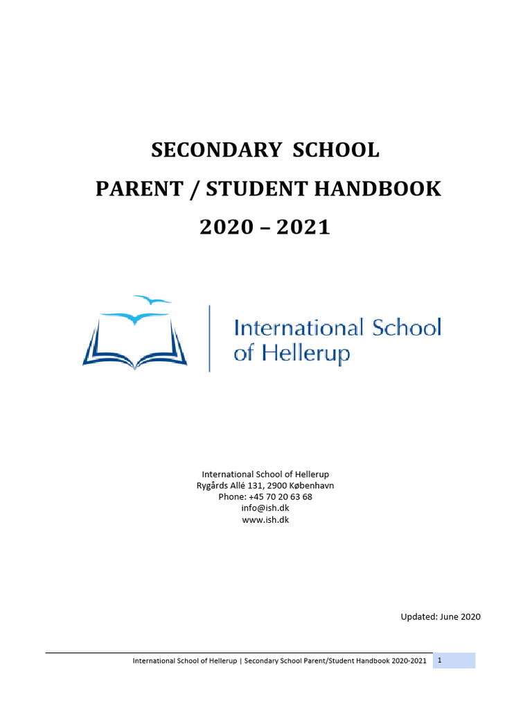 International School Of Hellerup Secondary School Parent Student