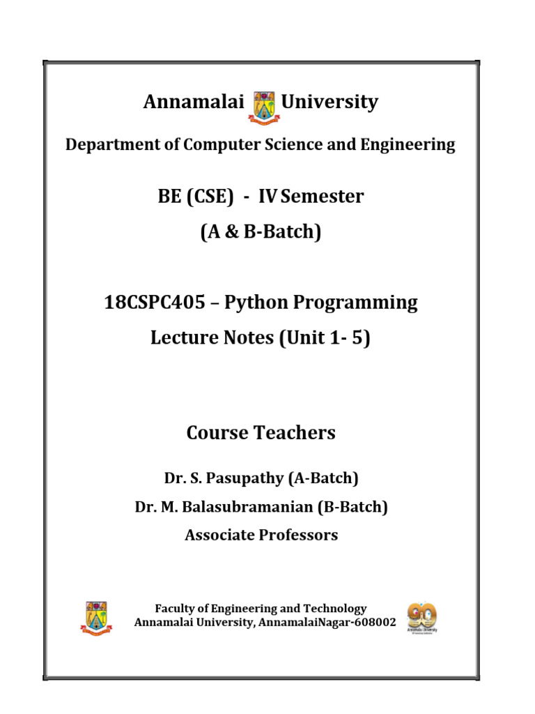 BE (CSE) - IVSem-B | PDF | Boolean Data Type | Control Flow
