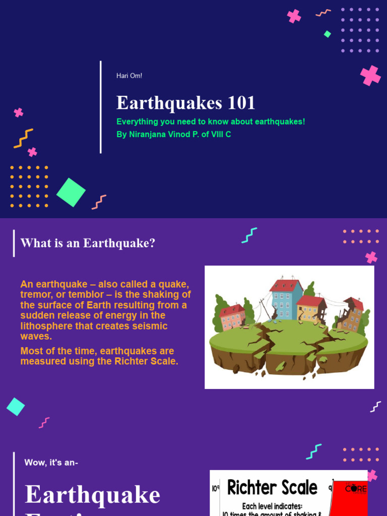 Earthquakes 101 | PDF | Earthquakes | Plate Tectonics