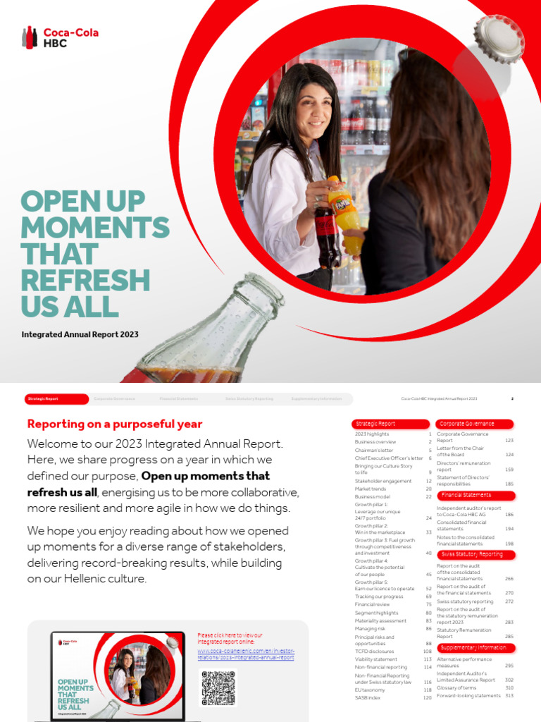 Coca-Cola HBC Integrated Annual Report 2023 | PDF | Corporate ...