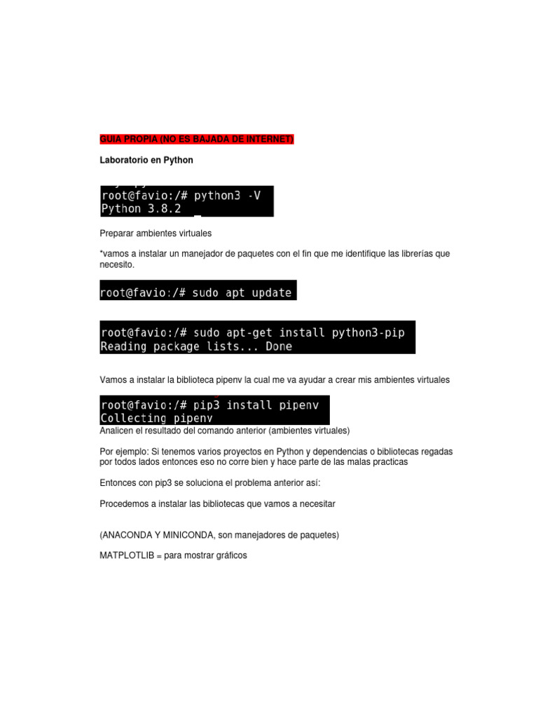 Python en Ambientes Virtuales - 2 - Parte | PDF | Big Data ...