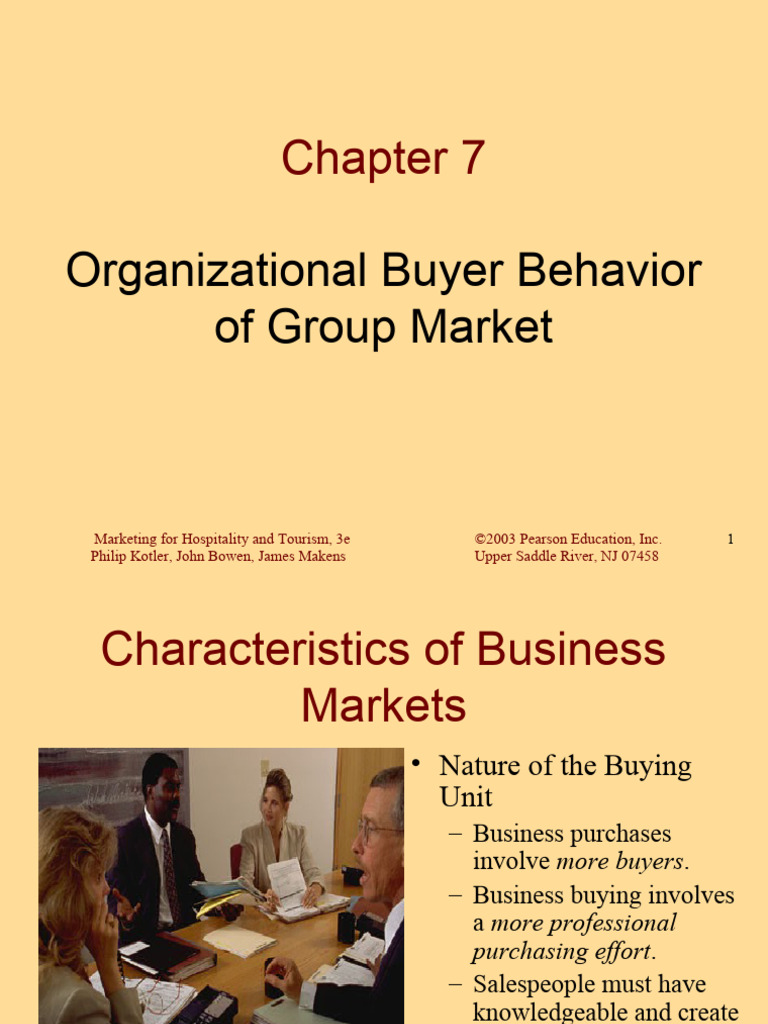Organizational Buyer Behavior of Group Market | PDF | Marketing ...