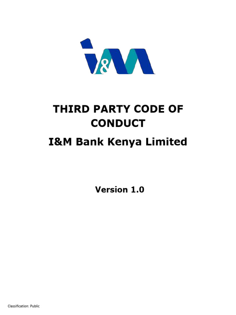 IMK Third Party Code of Conduct T6P0Cyb | PDF | Bribery | Regulatory ...