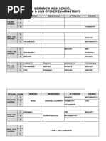 Form Four 2025 Class and Teachers List | PDF