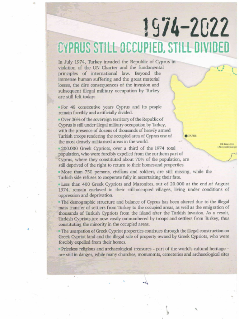 Cypurs Still Occupied Still Divided | PDF