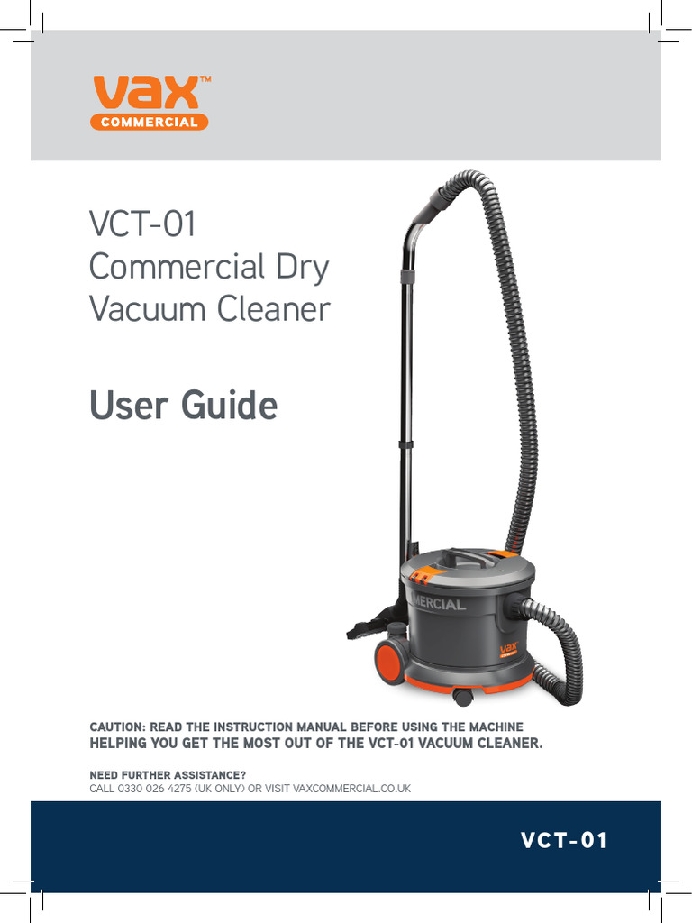 vct-01 Vax | PDF | Vacuum Cleaner | Manufactured Goods