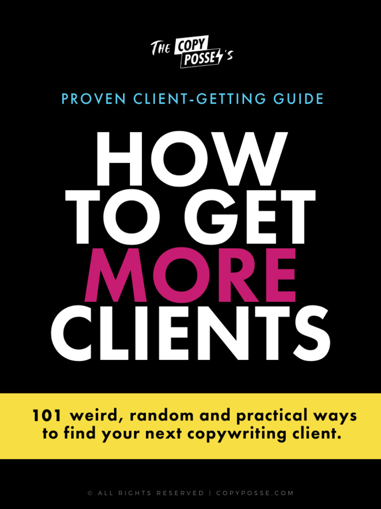 Copywriting Client Strategies | PDF | Copywriting | Social Media