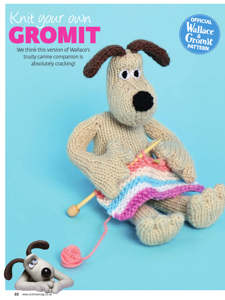 Free Gromit Knitting Pattern Guide | PDF | Knitting | Basic Knitted Fabrics