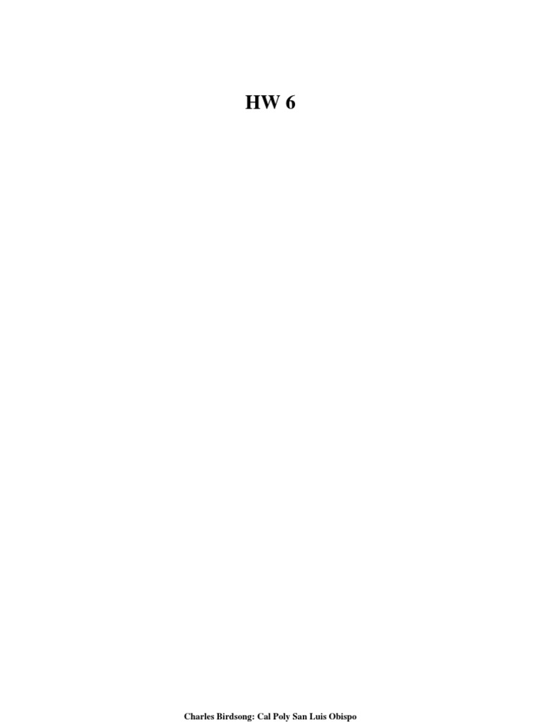 Cal Poly Dynamics Homework Solutions | PDF | Teaching Methods ...