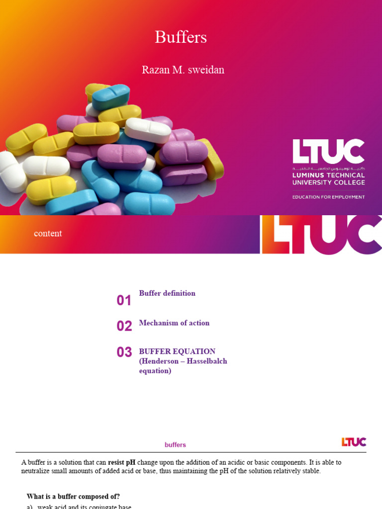 Buffers | PDF | Buffer Solution | Acid
