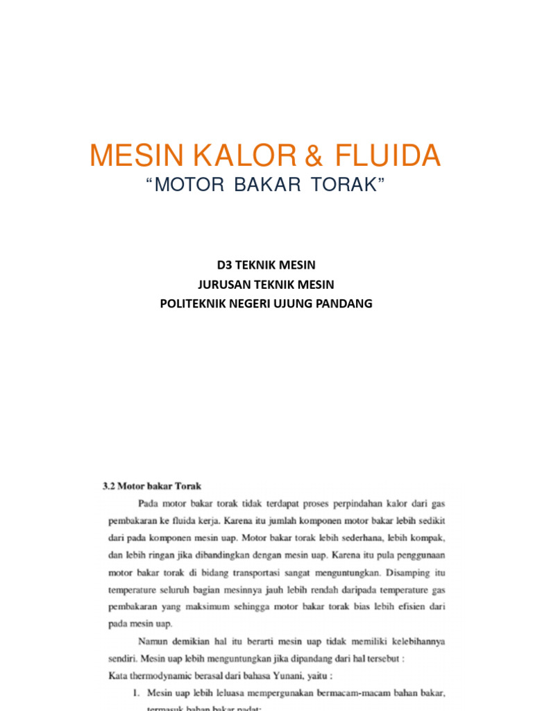 4 - Motor Bakar Torak | PDF