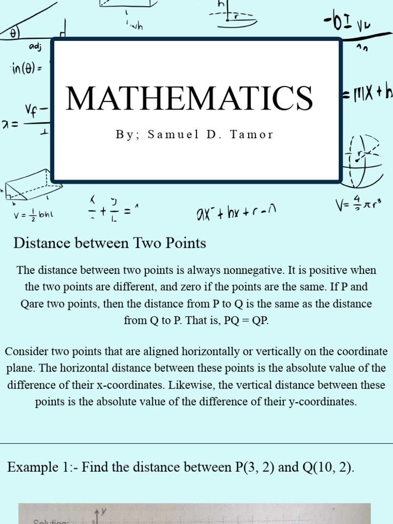 Interpreting Numerical Expressions Math Presentation in Light Blue Math ...