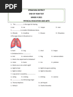 Grade 7 PE VPA Paper 1 Midyear 2024 | PDF
