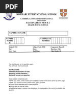 IGCSE ICT Paper 2 Mock Exam 2025 | PDF