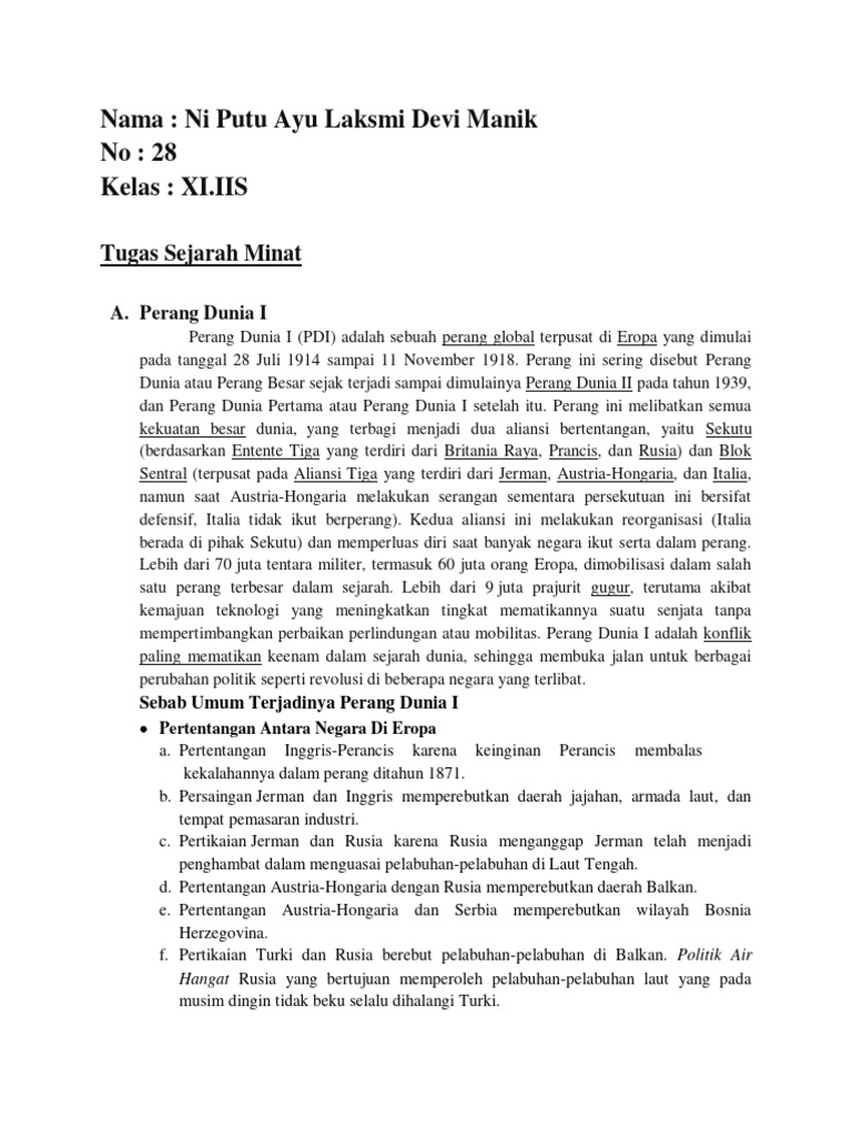 Tugas Sejarah PBB | PDF